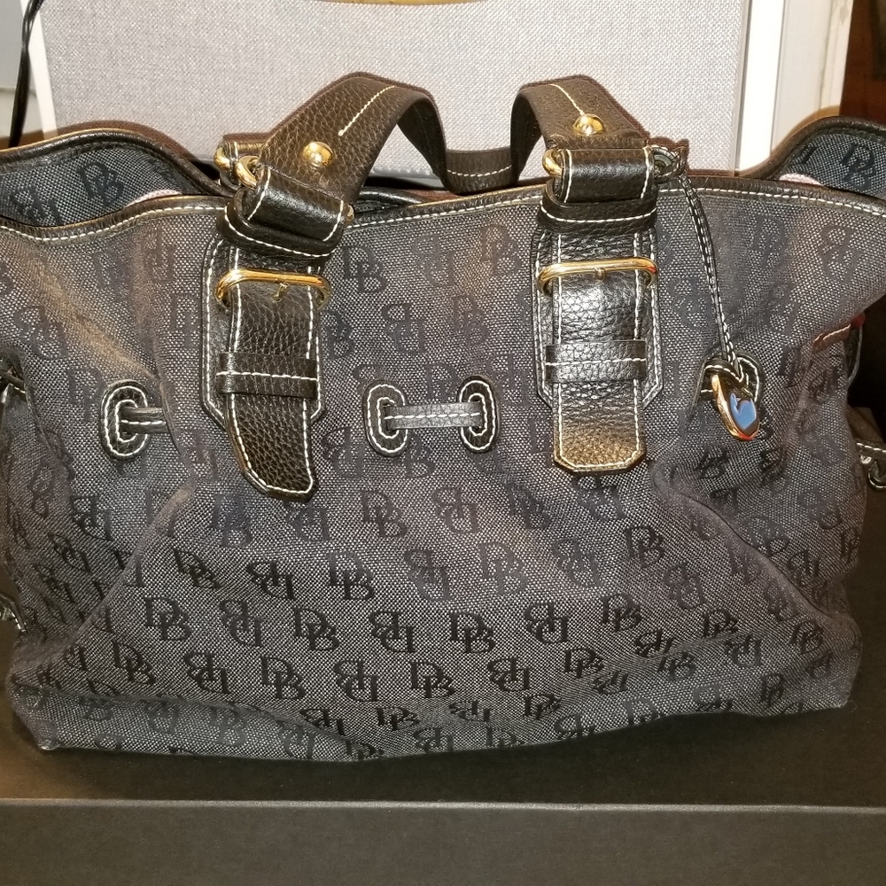 Authentic Vintage Dooney And Bourke Denim Bag - Gem